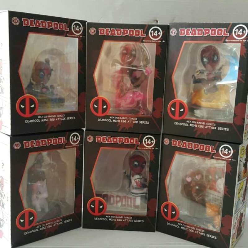 Promo Deadpool Mini Egg Attack Series Diskon 23% Di Seller Romassa ...