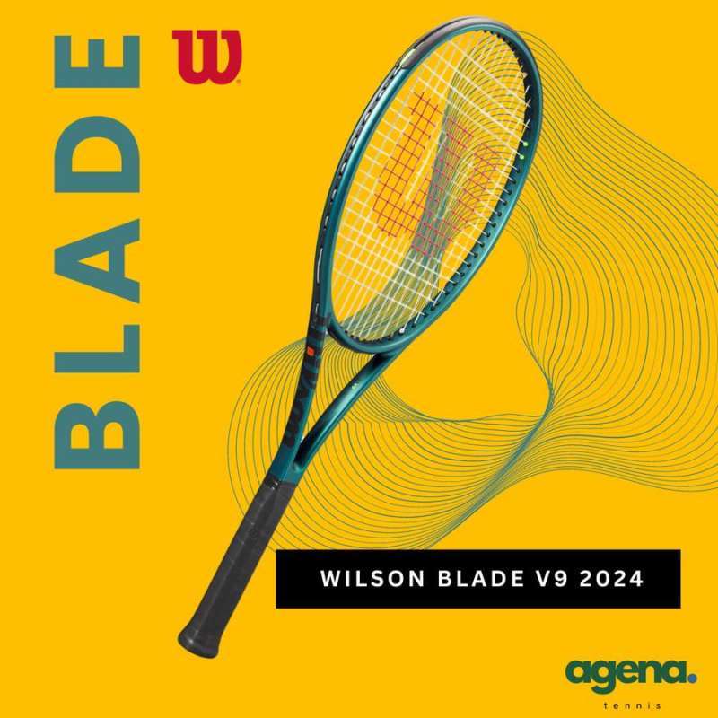 Jual Wilson Blade 98/100/100l/100ul/104 V9 2024 Raket Tenis - 98 16x19 ...