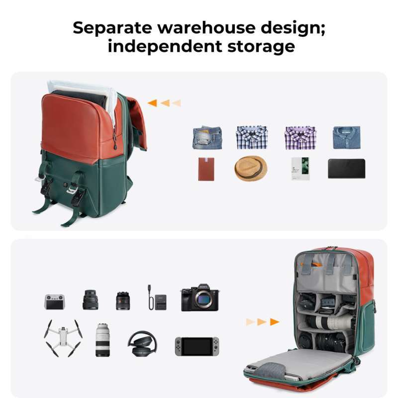 Jual K&f Concept Beta Camera Backpack 20l Grey Tas Kamera Kf13.087av8 ...