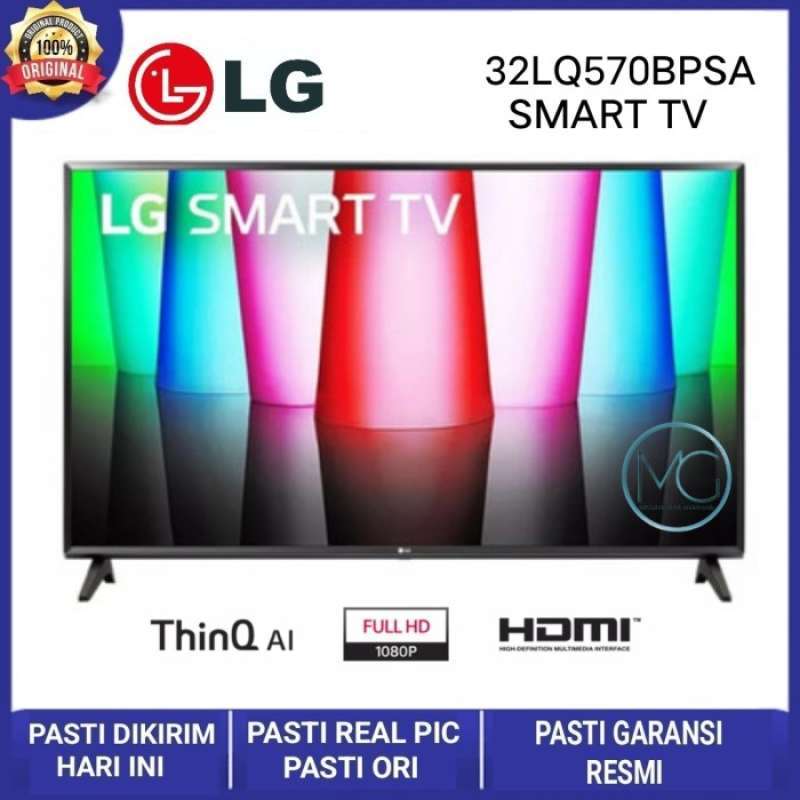 Promo Lg 32lq570 Smart Tv Led 32 Inch Hd Hdr 10 Digital Wifi 32lq570bpsa Terbaik Diskon 4% Di ...