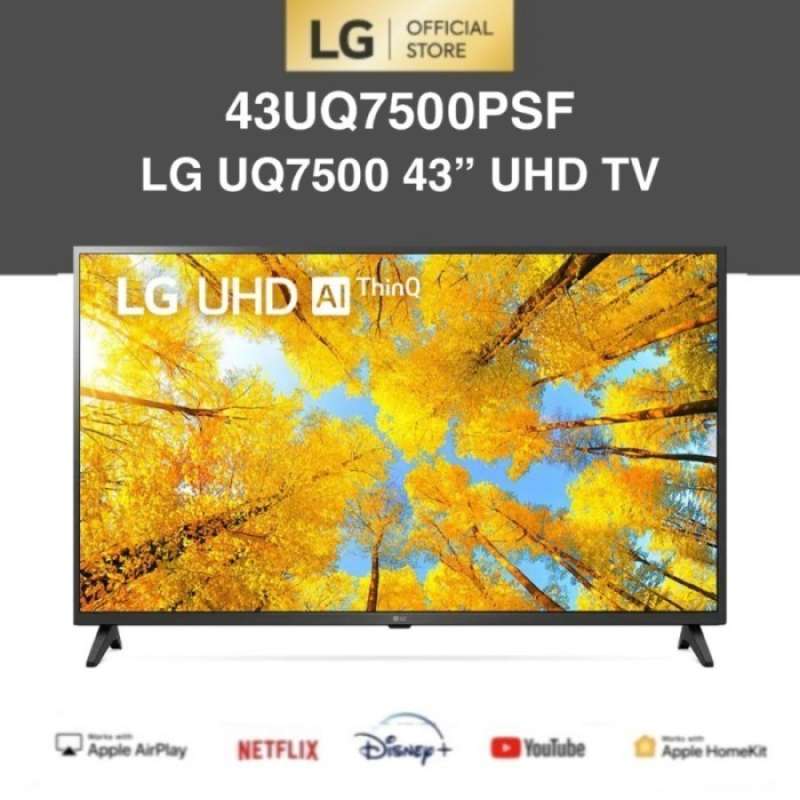 Promo Lg 43uq7500 Smart Tv Led 43 Inch Uhd 4k Tv Thinq Ai 43uq7500psf ...