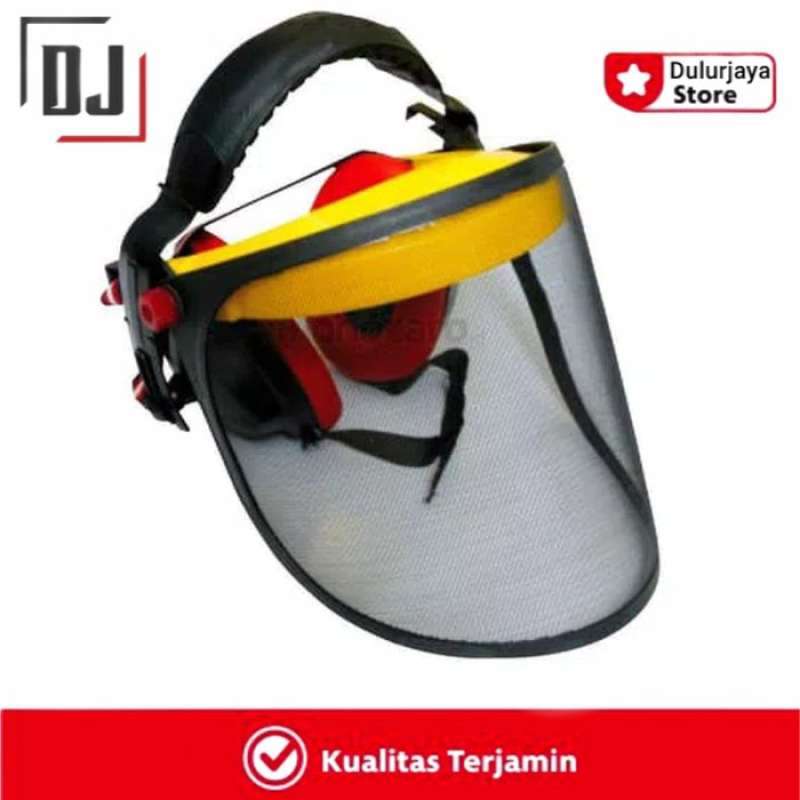 Promo Krisbow Face Shield Mesh With Earmuff 1000409 Ace Diskon 23% Di ...