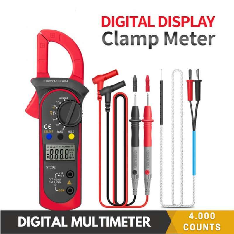Promo Tang Ampere Digital Clamp Multimeter Multi Meter Tang Amper Ac Dc ...