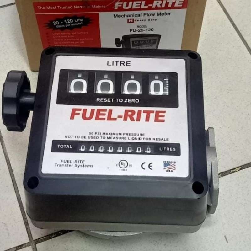 Promo Flow Meter Fuel Rite 1 Inch 4 Dijit Diskon 23% Di Seller Bakalagi ...