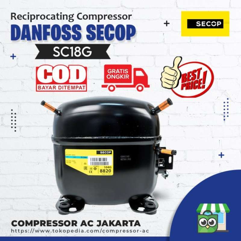 Promo Compressor Danfoss Secop Sc18g/0.5 Pk/r134a Diskon 23% Di Seller Dondon Tools - Cengkareng ...