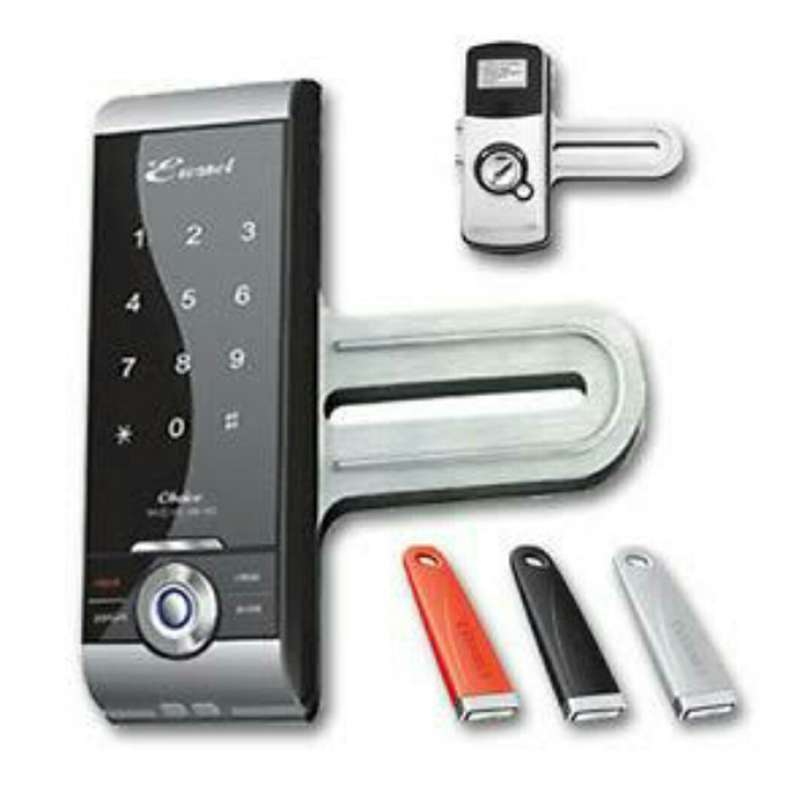 Promo Kunci Pintu Digital Glass Door Lock, Evernet, Made In Korea ...
