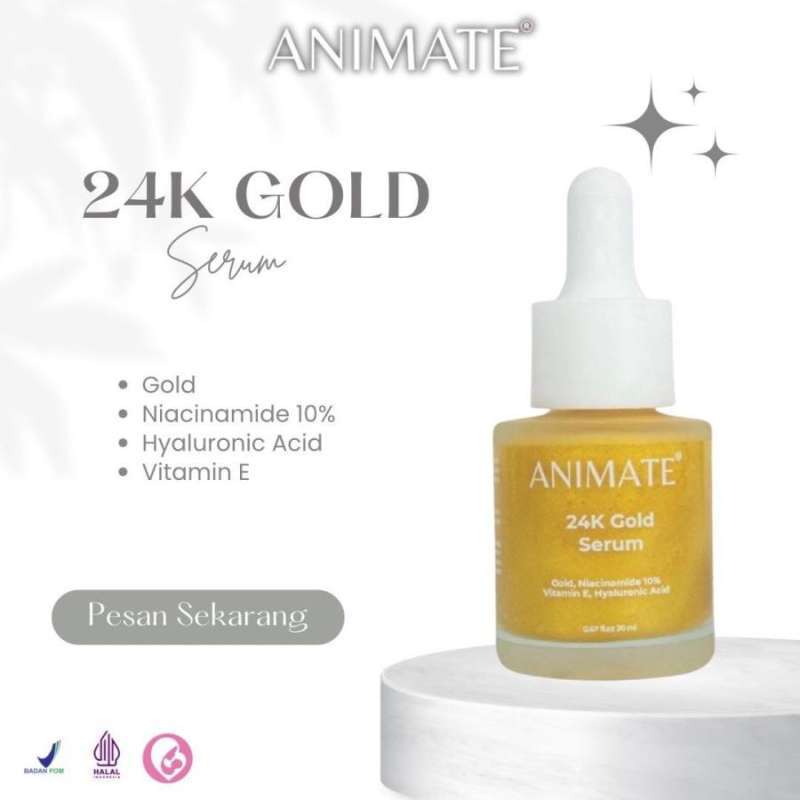 Promo Animate 24k Gold Serum 20 Ml - Anti Aging Diskon 30% Di Seller ...