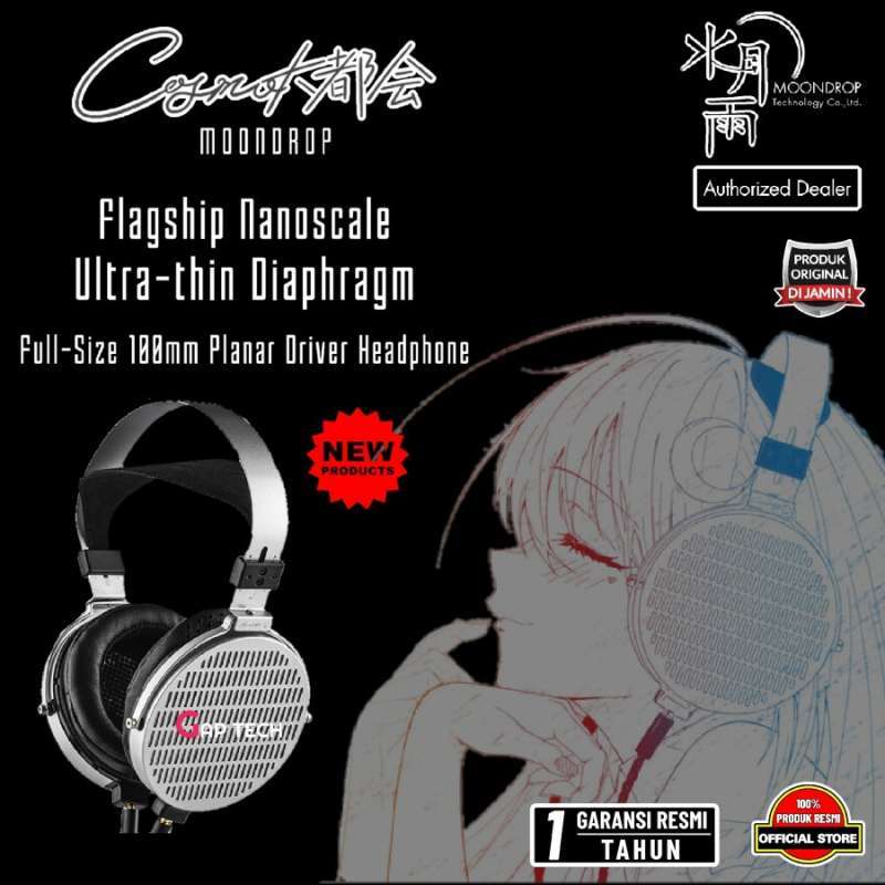 Jual Moondrop Cosmo 100mm Over Ear Flagship Open Back Planar Headphone ...