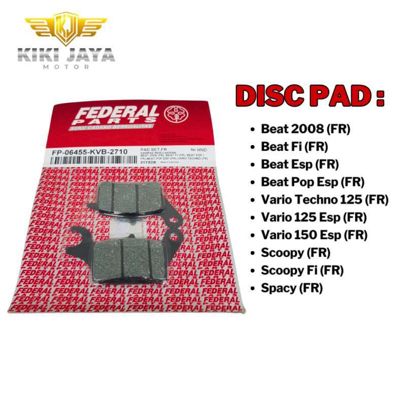 Jual Kampas Rem Beat Karbu Federal Terbaru Dengan Harga Termurah Di ...