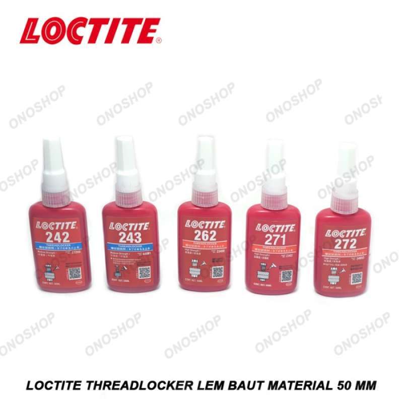 Promo Loctite Threadlocker Lem Baut Material 50 Mm Diskon 23% Di Seller ...