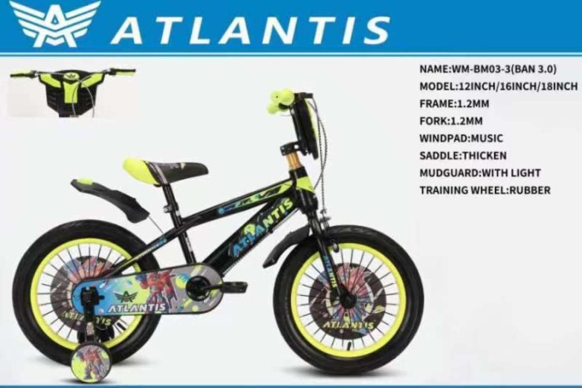 Jual Sepeda 16 Inch Atlantis Original Terbaru - Harga Promo Murah Mei ...