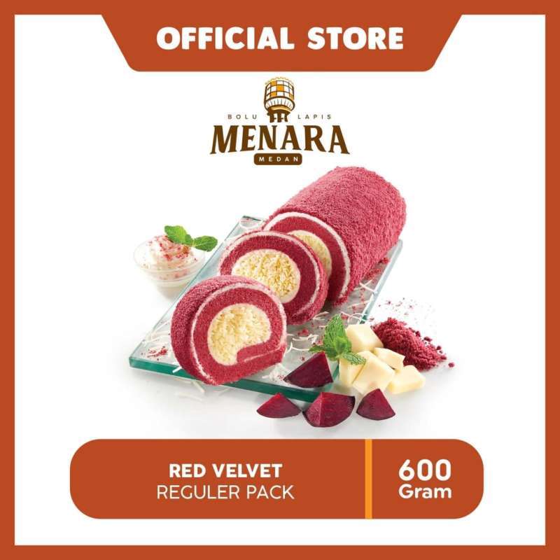 Jual Bolu Menara Red Velvet - Reguler Pack (550 Gr) Di Seller Bolu ...