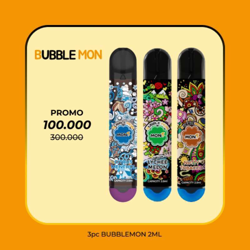 Jual Relx Bundle Bubblemon Disposable Pod (isi 3, Mix Rasa) - Paket 4 ...