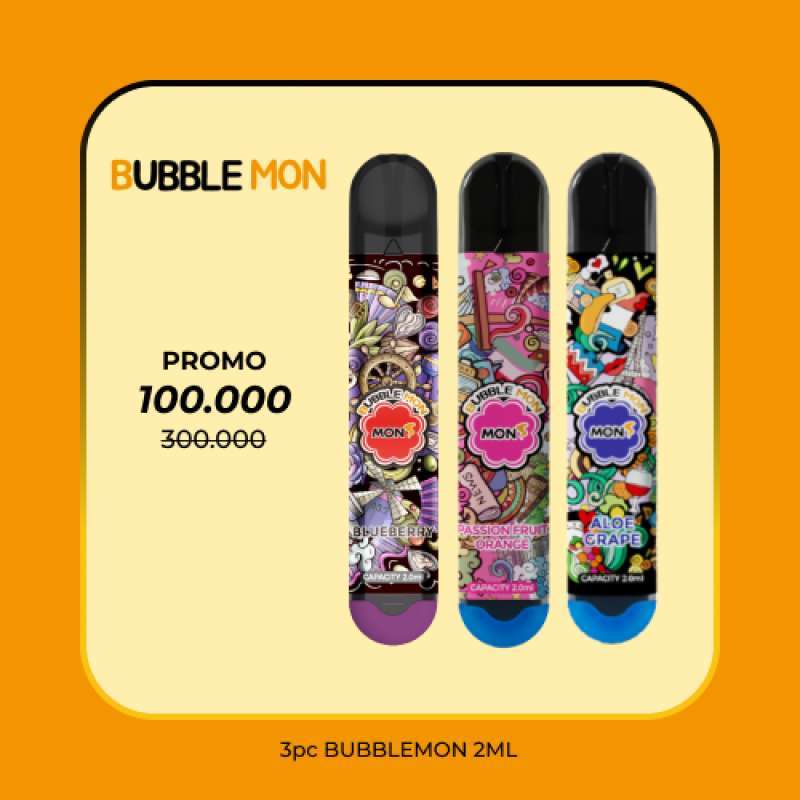 Jual Relx Bundle Bubblemon Disposable Pod (isi 3, Mix Rasa) - Paket 4 ...