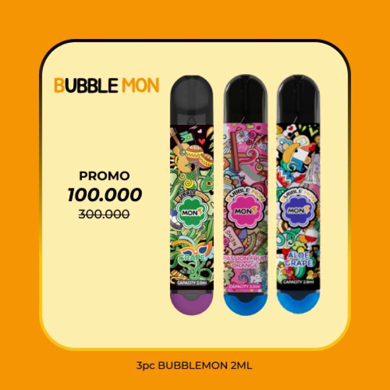 Jual Relx Bundle Bubblemon Disposable Pod (isi 3, Mix Rasa) - Paket 4 ...