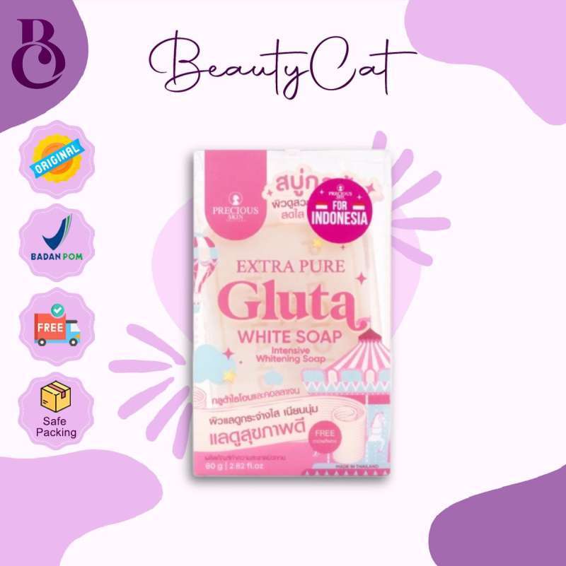Jual Precious Skin Thailand Extra Pure Gluta Whitening Body & Face Soap ...
