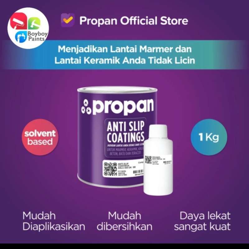 Promo Propan Anti Slip Coating 1 Kg Set Pelapis Lantai/ Keramik Anti ...