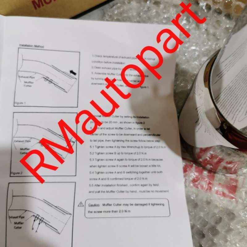 Promo Muffler Cutter Tip Original Fortuner Trd Diskon 33% Di Seller ...