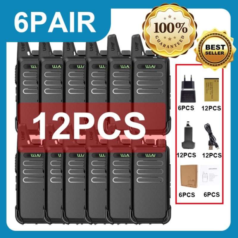 Promo 12 Unit Walkie Talkie Wln Kd C1 Handy Talky Diskon 50% Di Seller ...