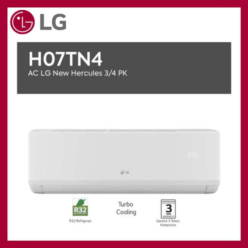 Promo Lg H07tn4 Ac New Hercules 3/4 Pk Turbo Cooling - 100% Ori Lg ...