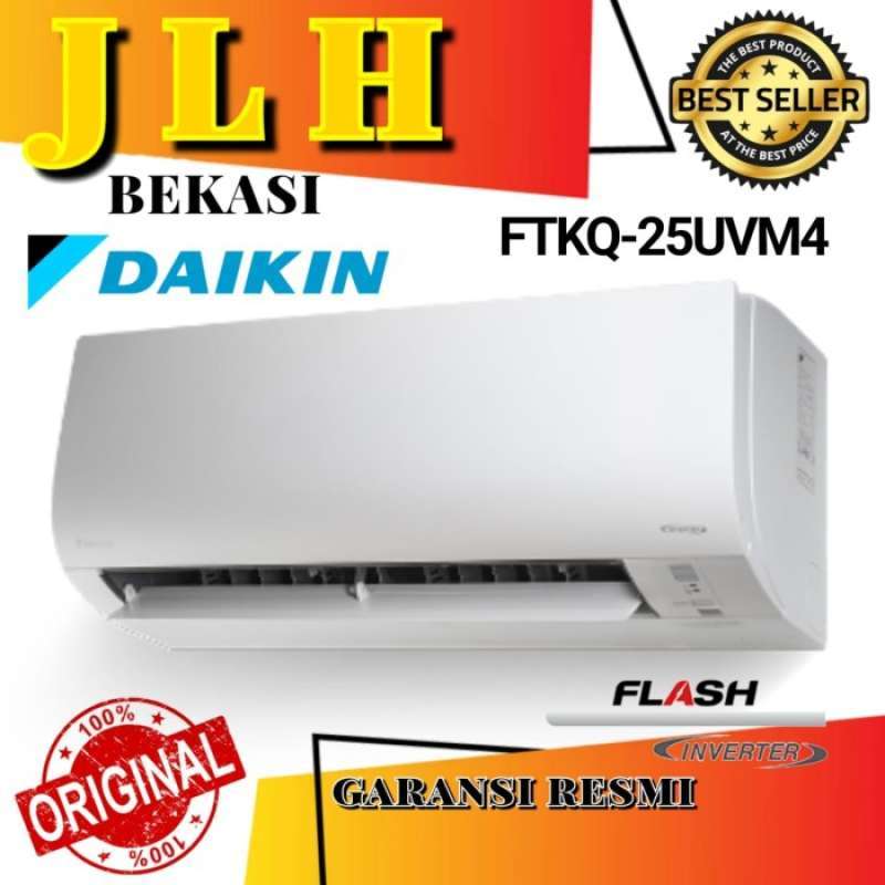 Promo Ac Daikin 1pk Daikin Ftkq 25 + Pasang Instalasi Flash Inverter 1pk Diskon 33% Di Seller ...