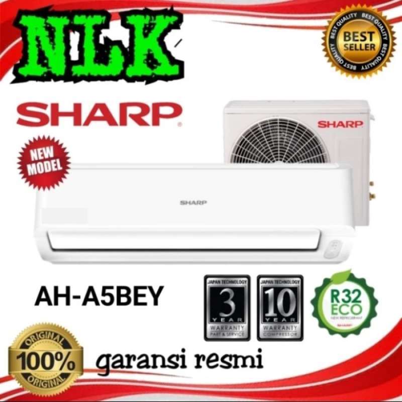 Promo Ac Sharp Ah-a5ucy 1/2 Pk Turbo Cool Series R32 0.5pk Garansi 10 ...