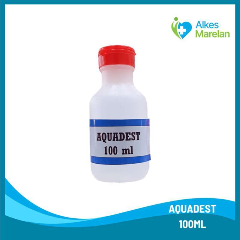 Jual Aquadest 100ml / Aquades 100 Ml / Air Suling Di Seller Alkes Marelan - Mabar, Kota Medan ...