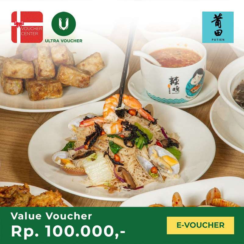 Promo Voucher Digital Putien Rp. 100.000 - Voucher Value Diskon 3% Di Seller Ultra Voucher Vc ...