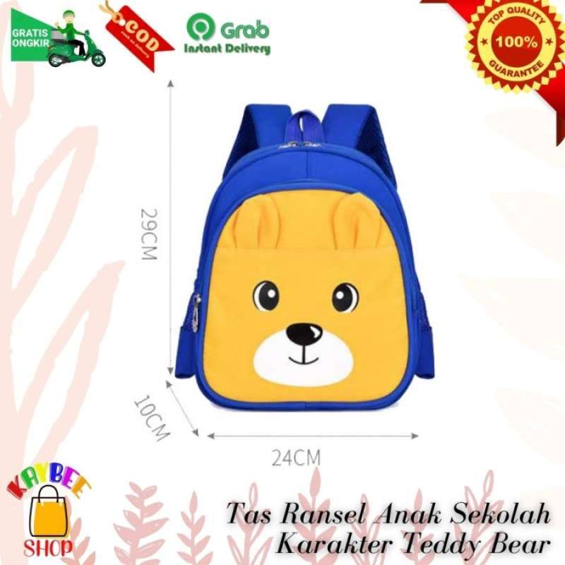 Jual Tas Ransel Backpack Sekolah Anak Tk Sd Paud Kartun Beruang Teddy Bear - Pink Di Seller ...