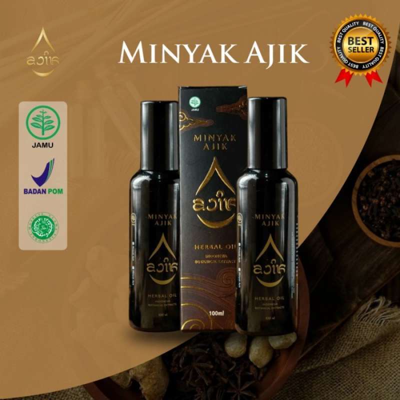 Promo Minyak Herbal Oil / Minyak Ajik Herbal Oil Krisna Bali 100ml ...