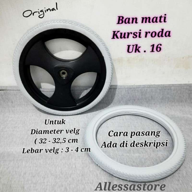 Promo Ban Mati Kursi Roda Ukuran 16 X 1.75 Diskon 23% Di Seller Devide ...