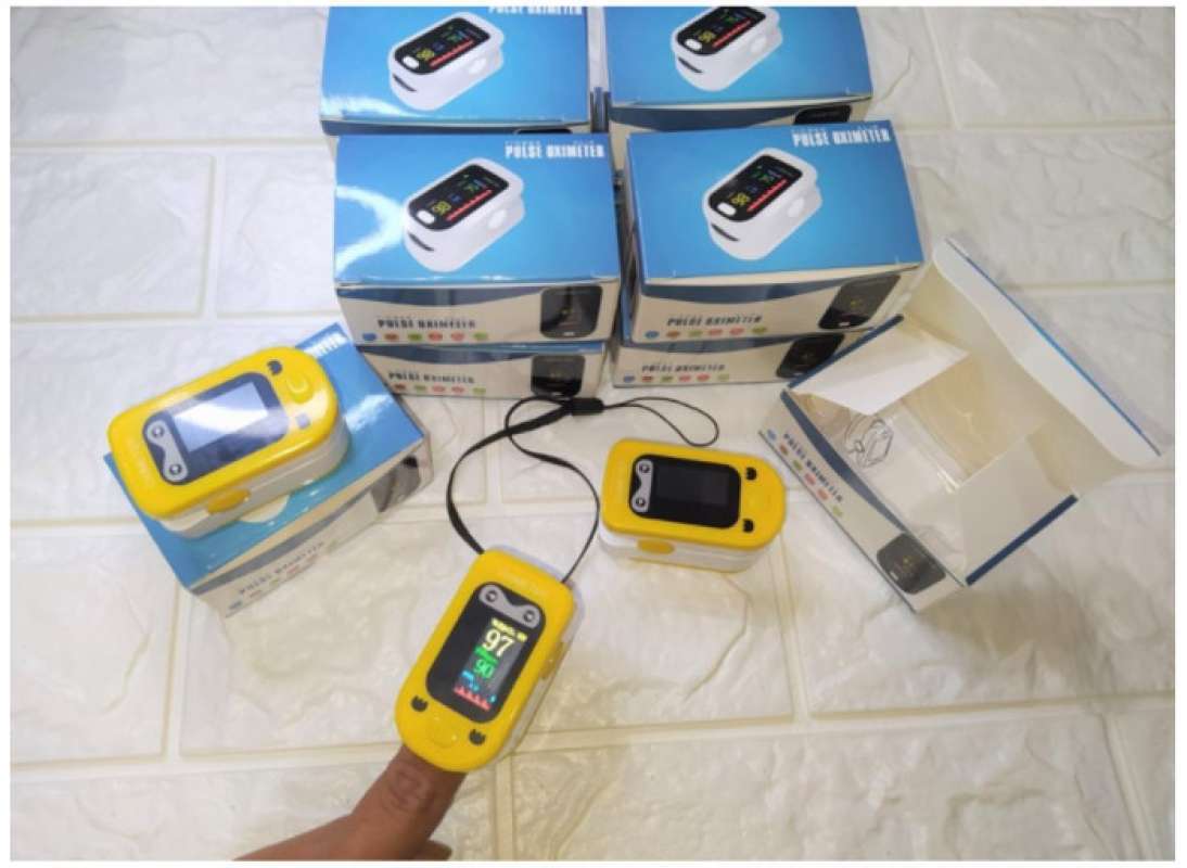 Promo Pulse Fingertip Oximeter Anak Kartun Alat Pengukur Oksigen ...
