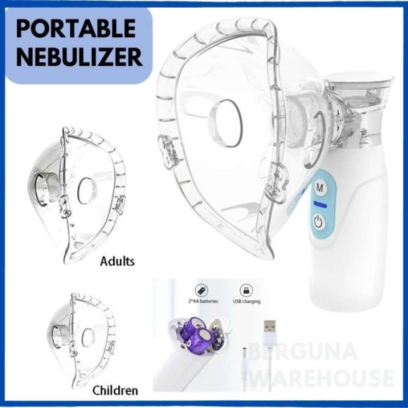 Promo Alat Uap Terapi Pernafasan Bantu Asma Inhalasi Portable Mesh ...
