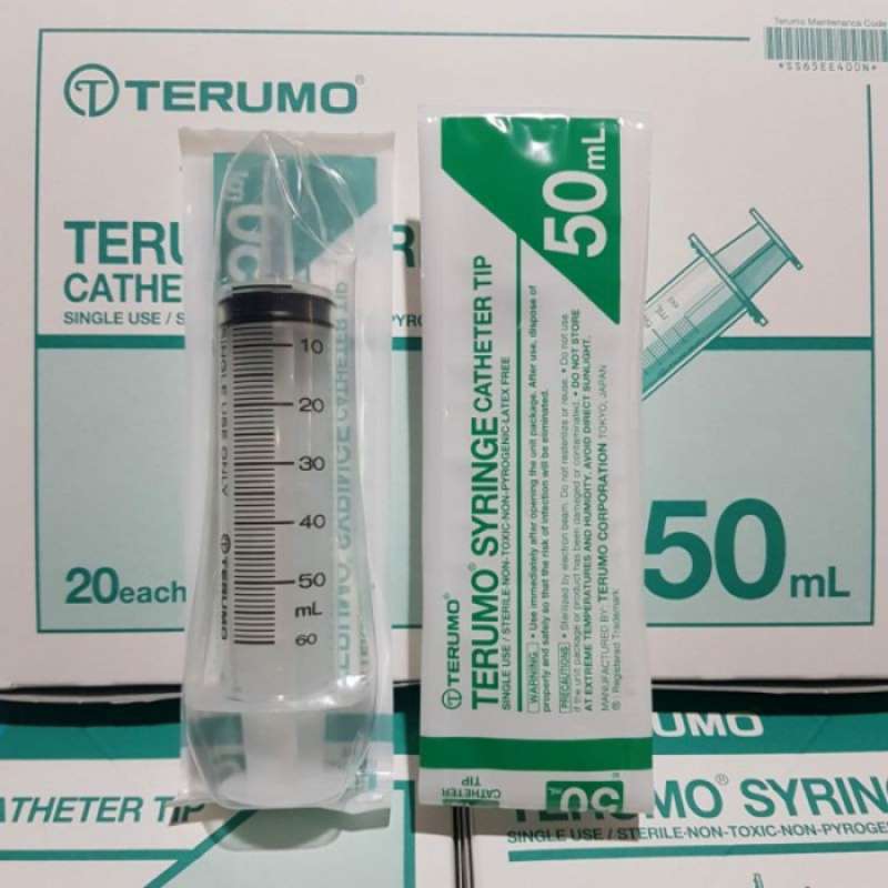 Promo Catheter Tip 50ml / Terumo Syringe 50cc Catheter Tip Diskon 23% Di Seller Devide Store ...