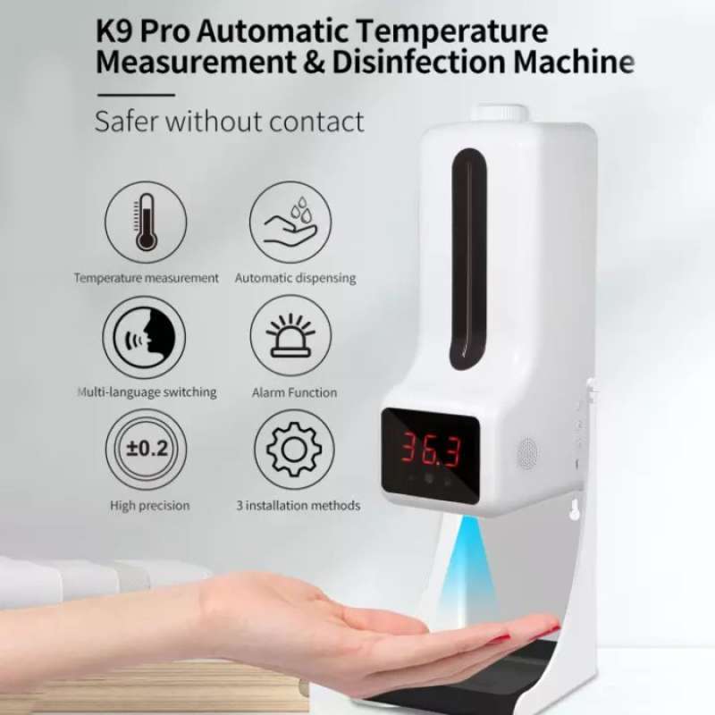 Promo Termometer K9 Pro X - Thermometer Dan Dispenser + No Tripod Diskon 23% Di Seller Devide ...