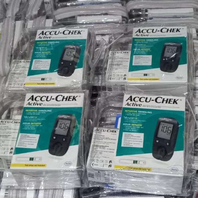 Promo Accu Chek Active Meter Baru Alat Monitor Gula Darah Accu Check ...