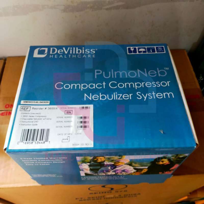 Promo Pulmoneb Compact Compressor Nebulizer System. Devilbiss 3655ix ...
