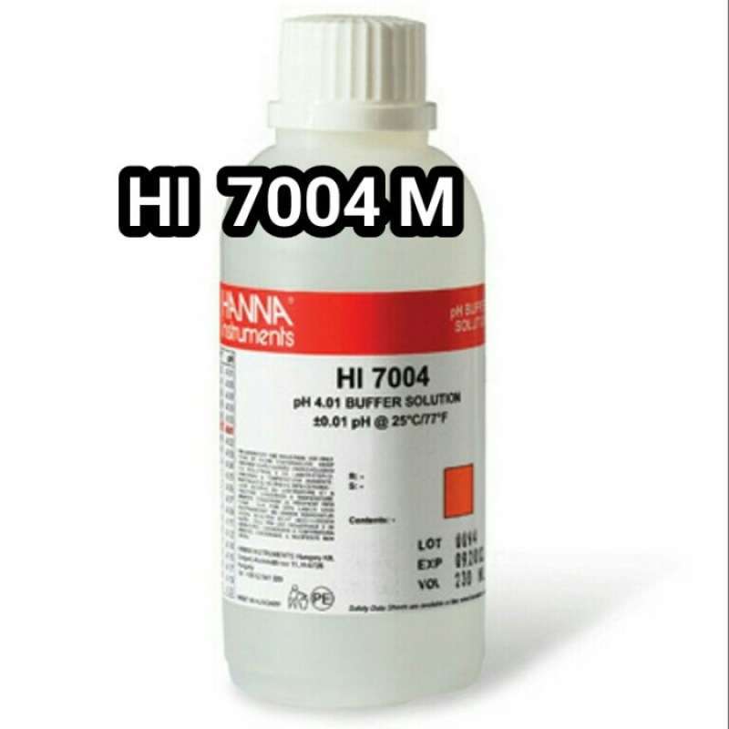 Promo Hanna Instruments Hi-7004m Ph 4.01 Buffer Solution, 230 Ml Bottle Diskon 23% Di Seller ...