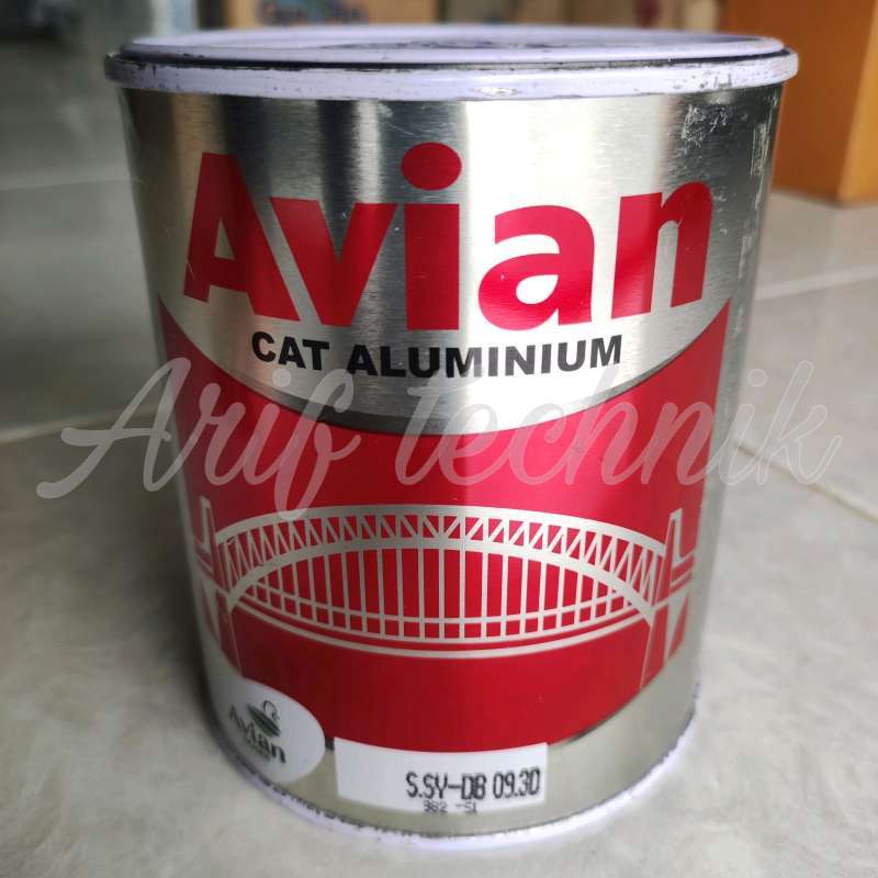 Jual Cat Minyak Avian 1kg Alm Aluminium / Cat Avian Silver Kayu & Besi ...