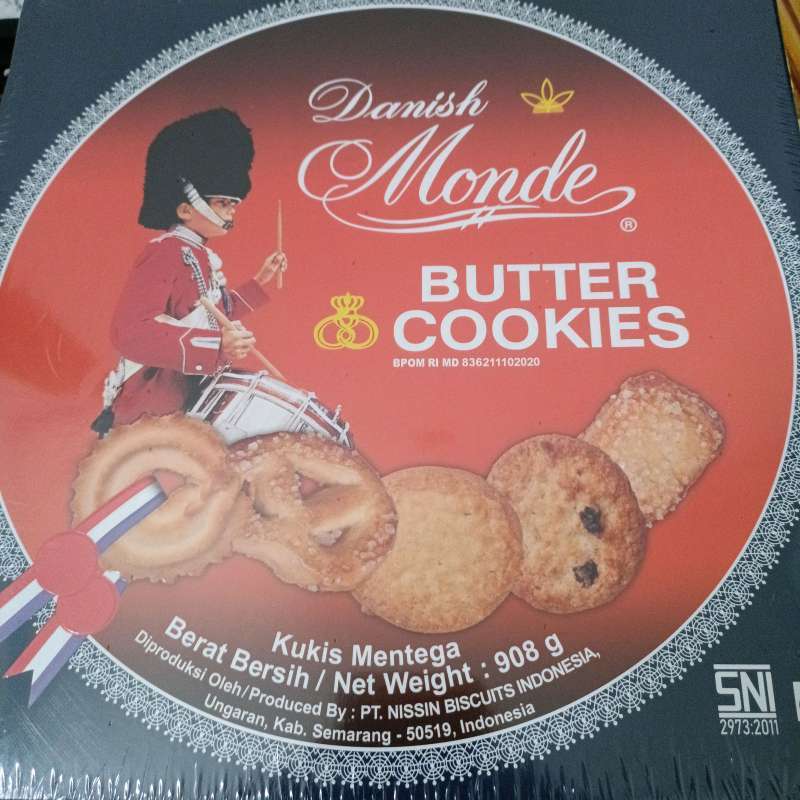 Jual Monde Butter Cookies 908g/biskuit Monde Butter Cookies 908g/danish Monde Butter Cookies ...
