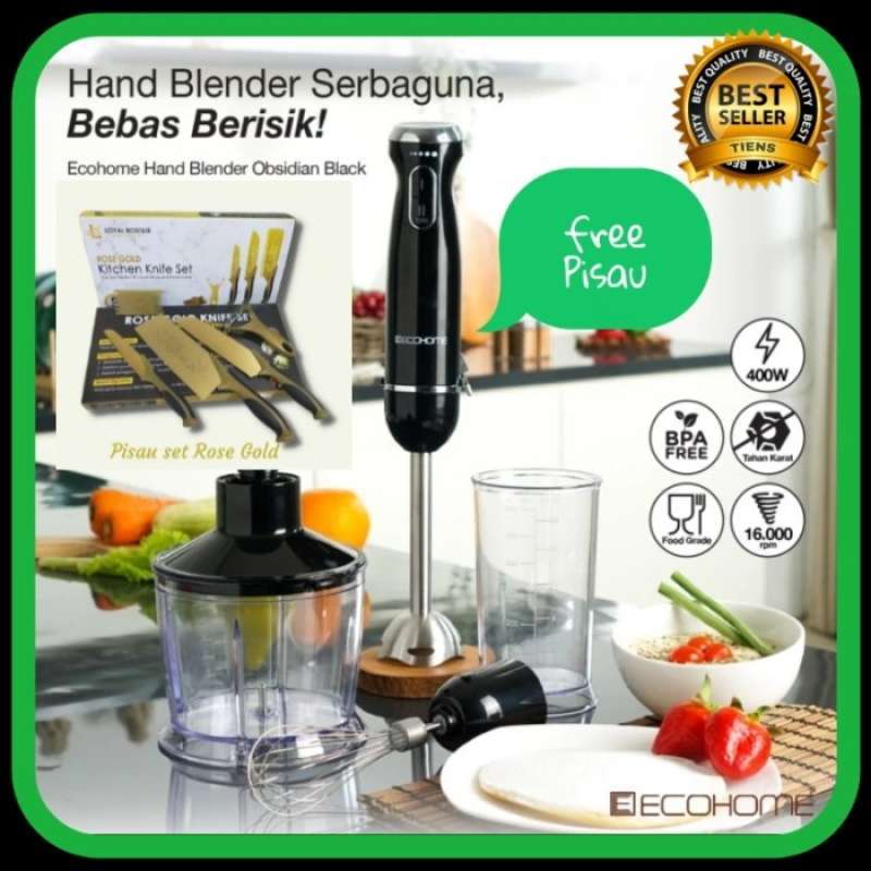Promo Ecohome Hand Blander Obsidian Black Diskon 14% Di Seller Sn ...