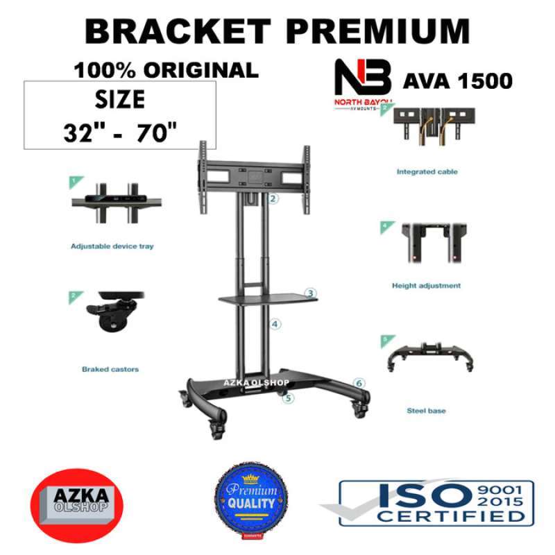 Promo Standing Bracket Tv North Bayou Nb Ava 1500-60-1p 32-70 Inch ...