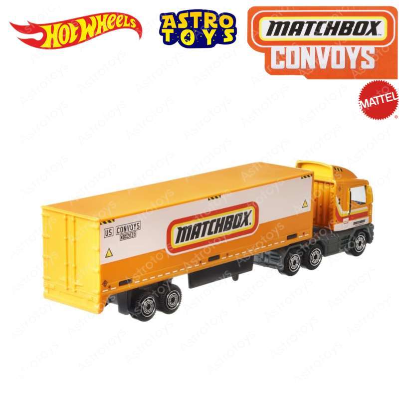 Jual Matchbox Convoys Truck Mbx Cabover & Mbx Box Trailer Original ...