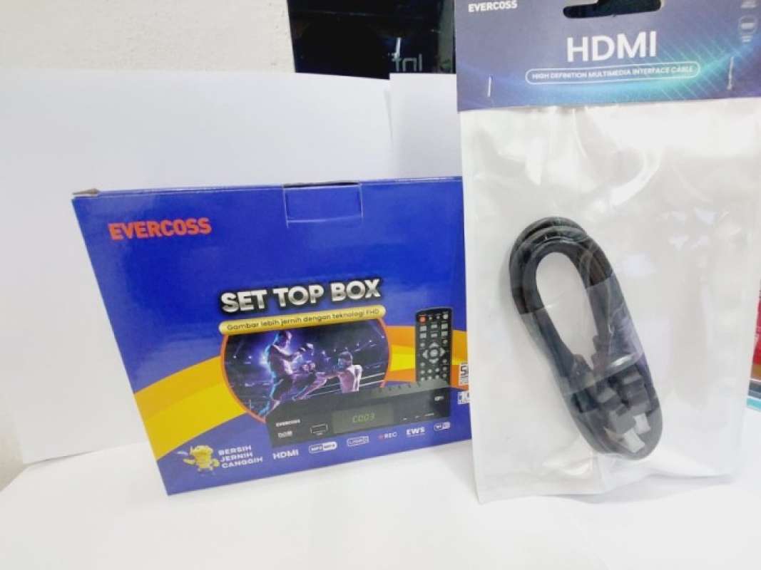 Promo Evercross Stb Set Top Megabox - Hdmi - Digitv+hdmi Diskon 25% Di ...