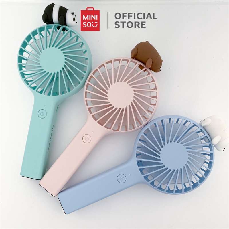 Jual Miniso We Bare Bears Mini Fan Kipas Portable Di Seller N2 Store ...