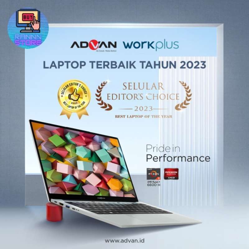 Jual Laptop Advan Workplus Amd Ryzen 5 6600h 1tb/16gb Di Seller Rannn ...