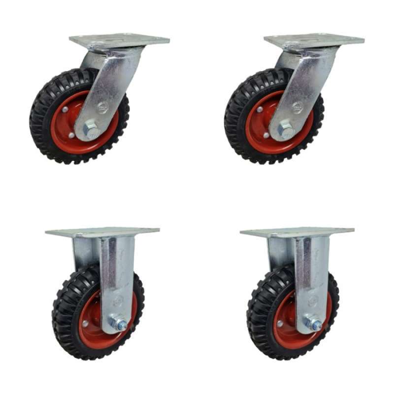 Promo Roda Kembang Heavy Duty 6 Inch Hidup/mati Taiwan Diskon 23% Di ...