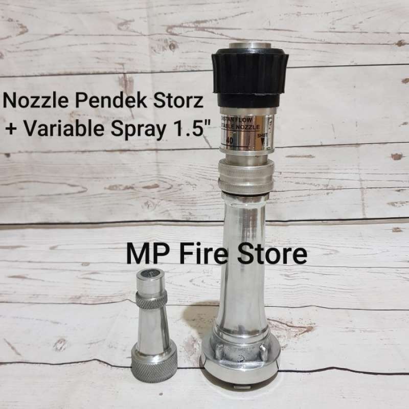 Promo Short Jet Nozzle Nuzzle Pemadam Storz Pendek 1.5 Inch + Variable ...