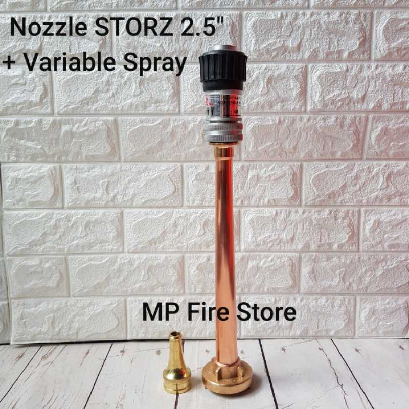 Promo Fire Jet Nozzle Storz Nuzzle Pemadam 2.5 Inch + Variable Spray ...