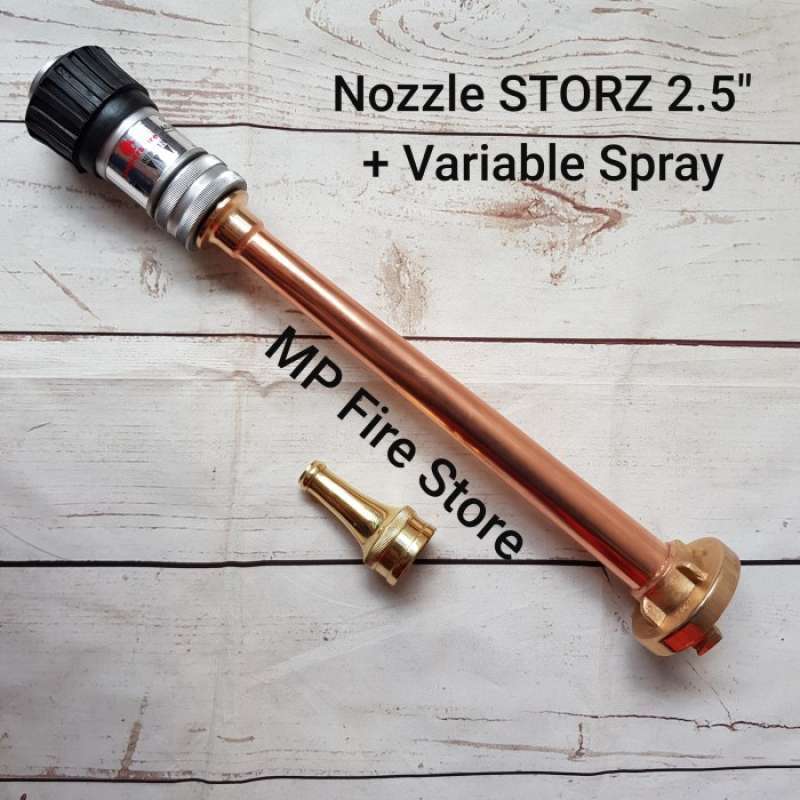Promo Fire Jet Nozzle Storz Nuzzle Pemadam 2.5 Inch + Variable Spray ...